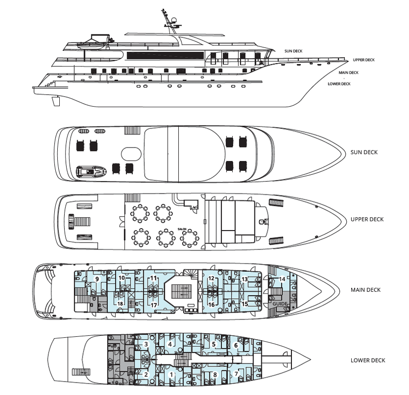MS Alpha - Boat Deckplan, Image Gallery, Itinerary & Reviews | Cruise ...